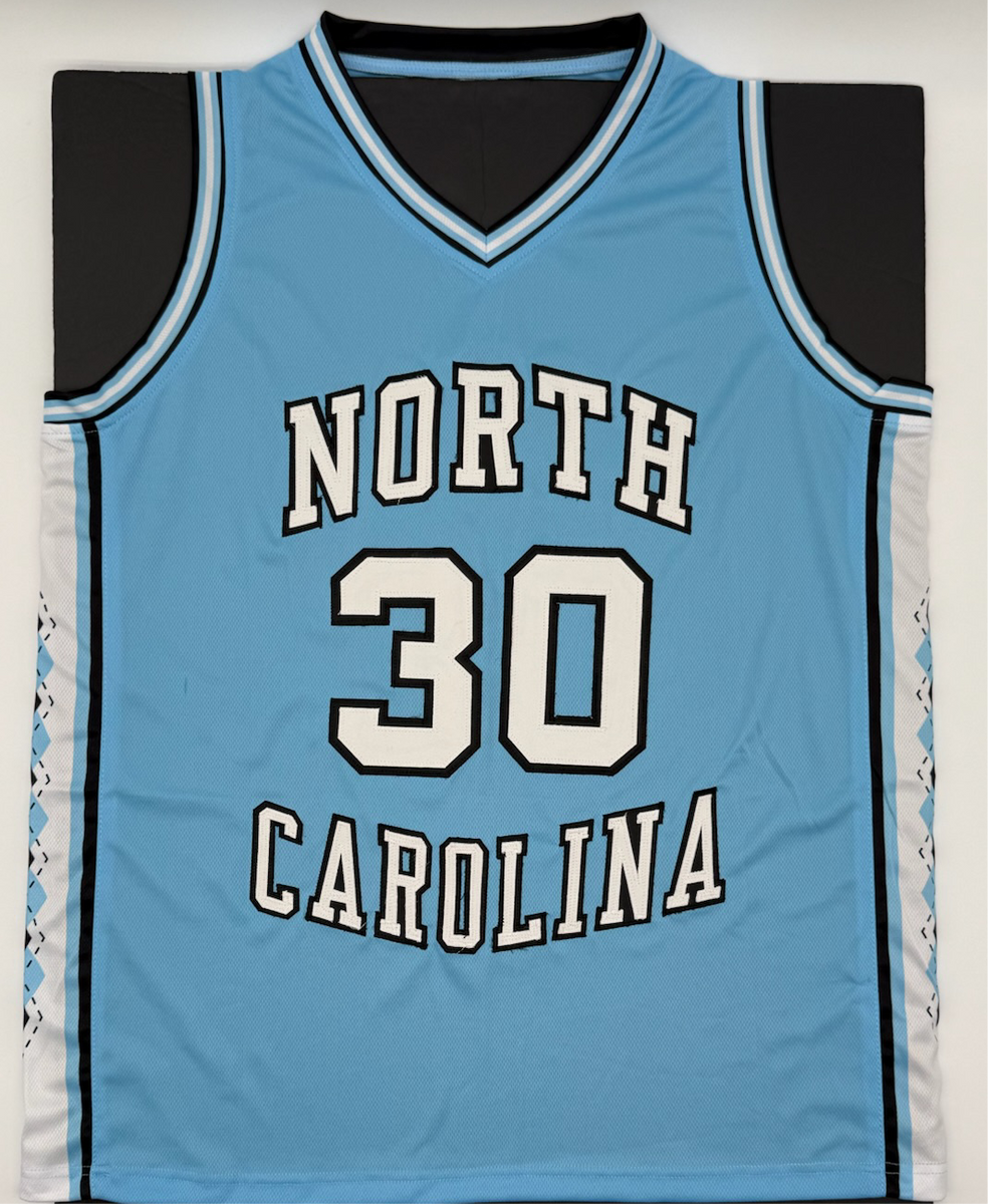Rasheed Wallace Autographed North Carolina Blue Custom Basketball Jers ...