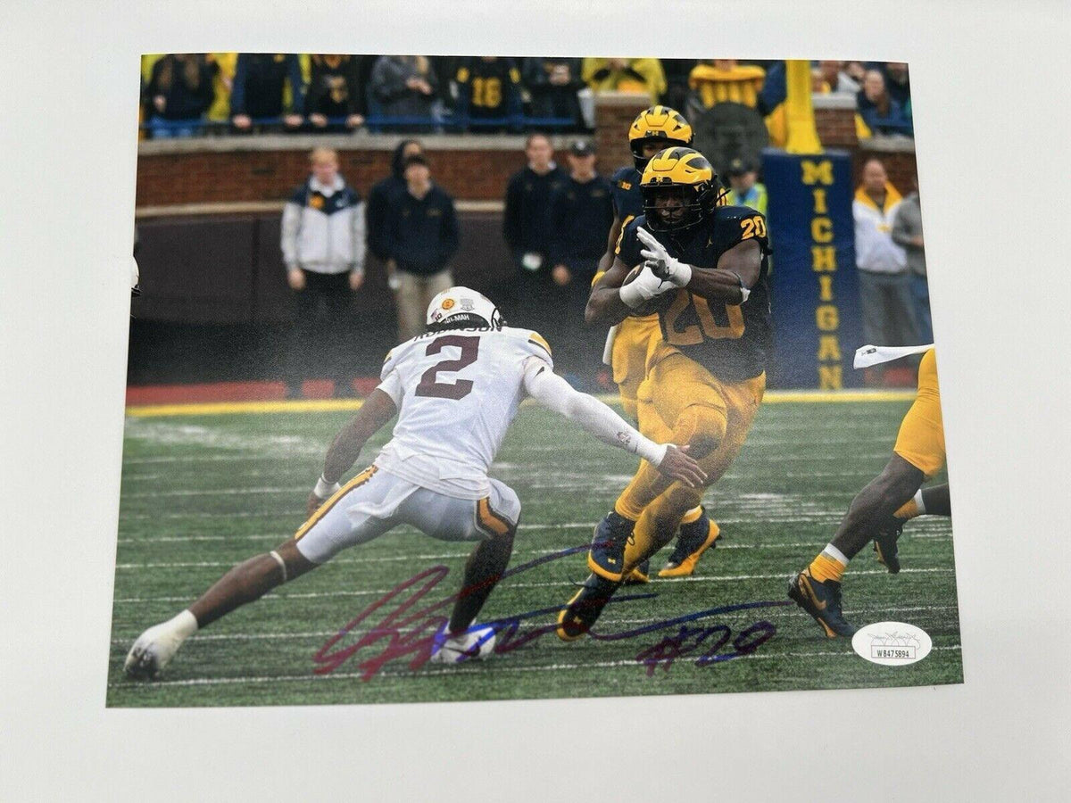 Kalel Mullings Autographed 8x10 Michigan Wolverines Photo JSA CoA| JMC ...