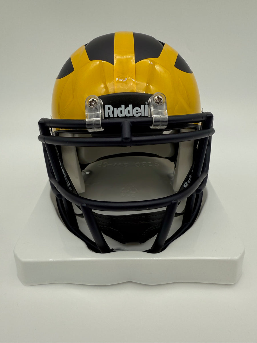 Anthony “A-Train” Thomas Autographed Michigan Wolverines Mini Football ...