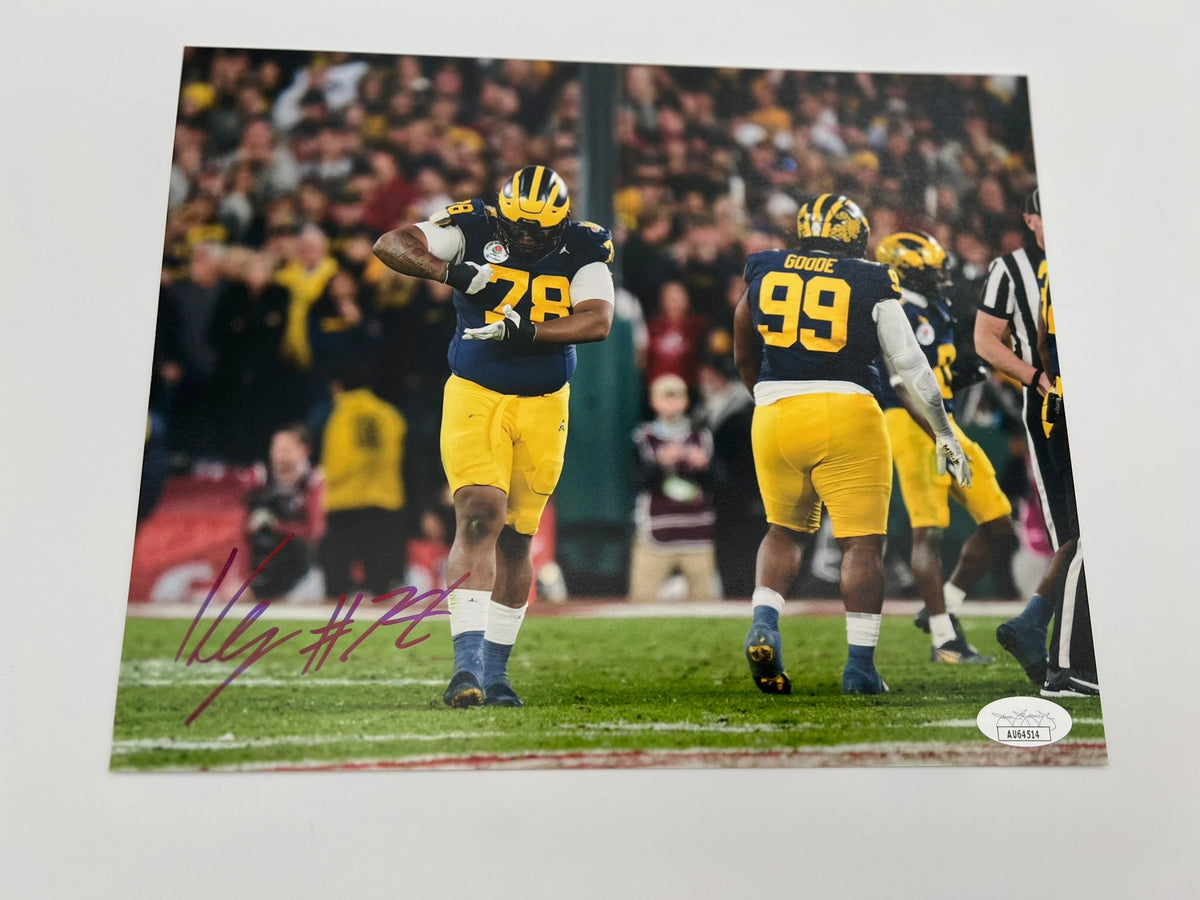 Kenneth Grant Autographed 8x10 Michigan Wolverines Photo JSA CoA| JMC ...