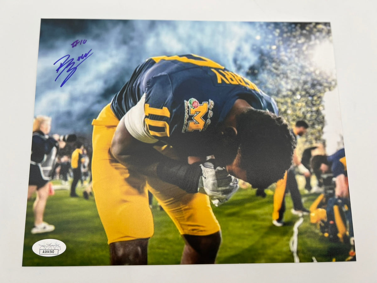Zeke Berry Autographed 8x10 Michigan Wolverines Photo JSA CoA| JMC Sports