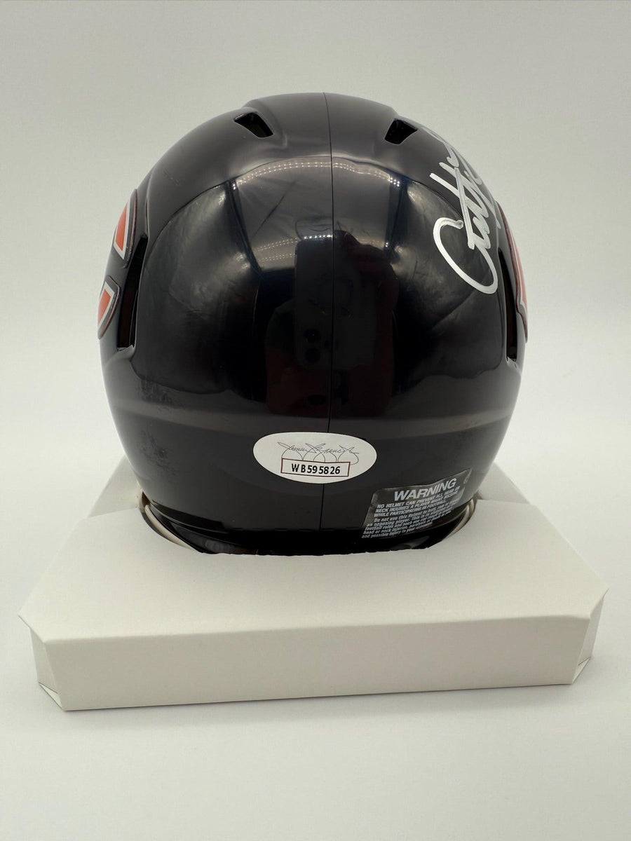Anthony “A-Train” Thomas Autographed Chicago Bears Mini Football Helme ...